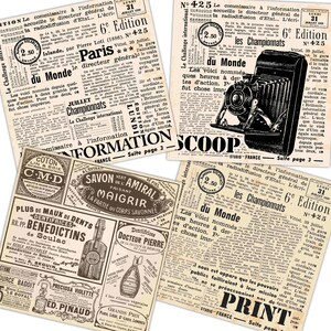 Newspapers Digital Paper Vintage Newspaper Digital Paper Old - Etsy