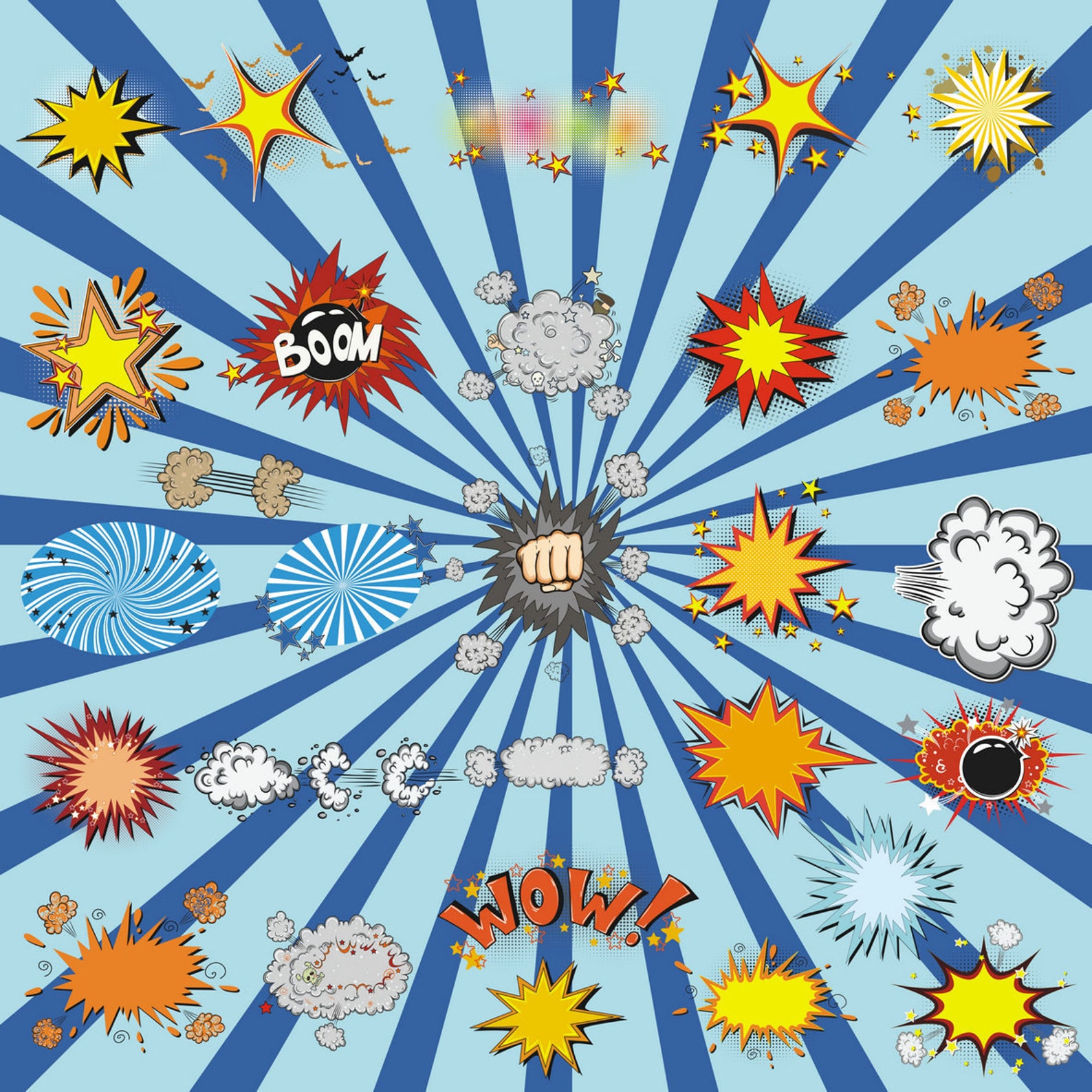 Superhero Clipart Comic Clipart Superhero Clip Art Cartoon - Etsy