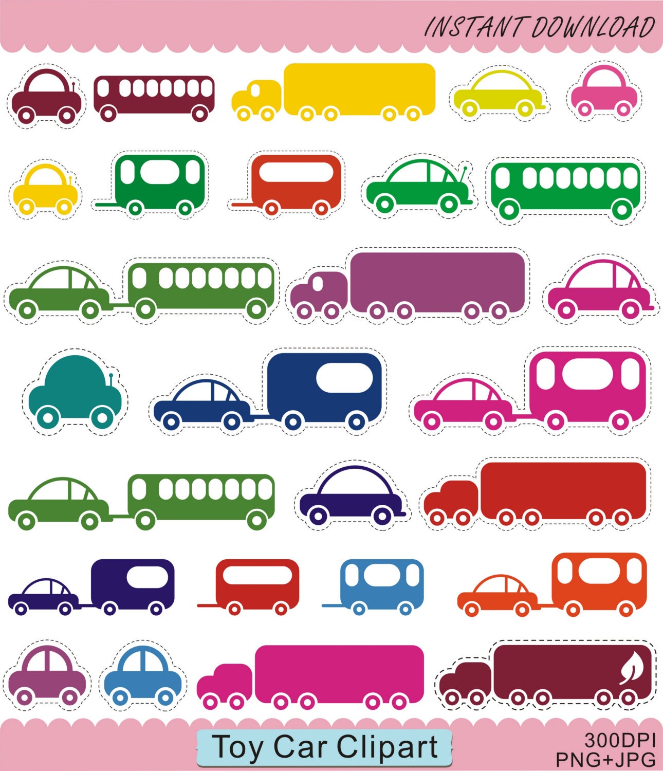 Car Clipart Toy Car Clipart Vehicle Clipart Clipart Car - Etsy Australia