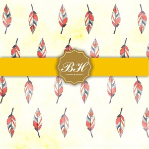 Arrow Watercolor Digital Paper Tribe Paper Triangle Arrow - Etsy