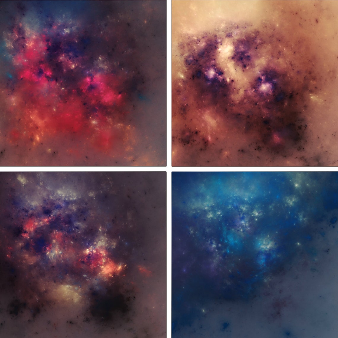 Nebula Galaxy Digital Paper Space Digital Paper Universe - Etsy