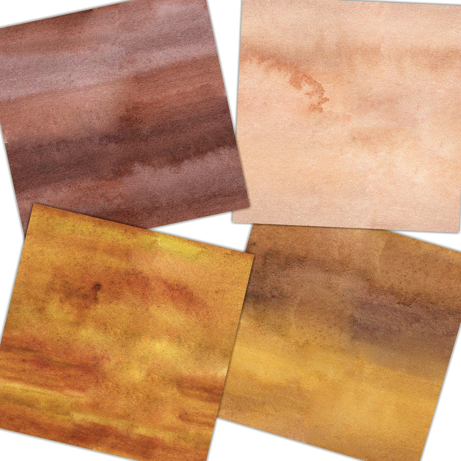 Brown Watercolor Digital Paper Watercolor Background | Etsy