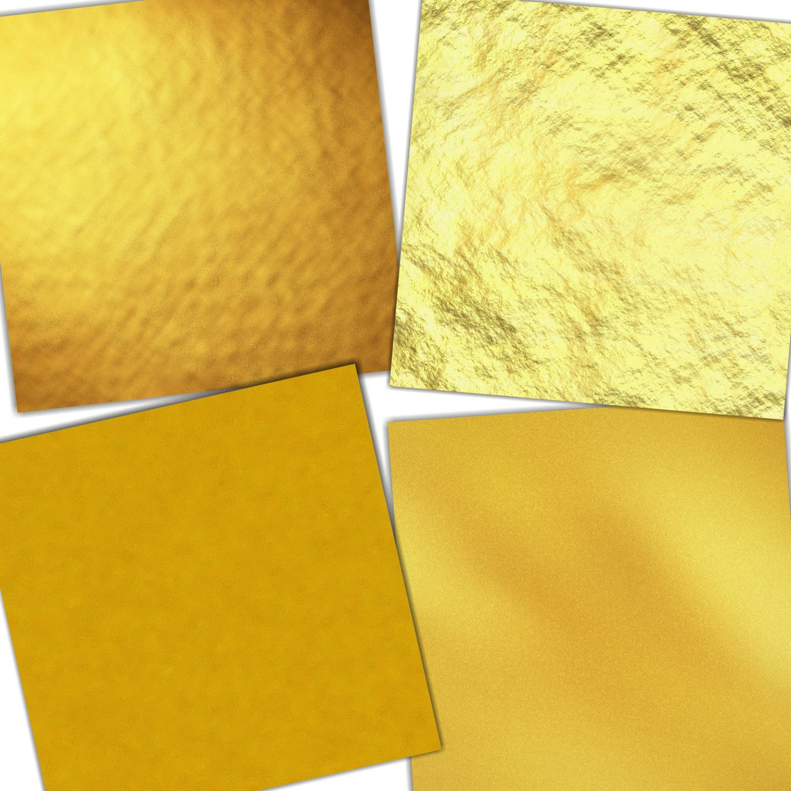 Gold Digital Paper Gold Foil Paper Gold Textures Gold | Etsy