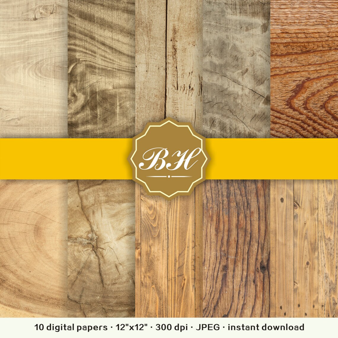 Wood Digital Paper Wood Background Rustic Wood Paper - Etsy