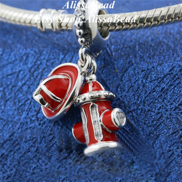 Firefighter Charm - Etsy