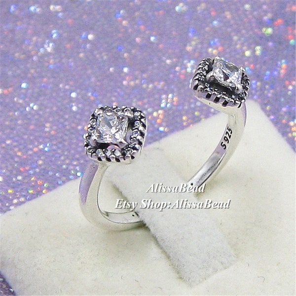 Open Square Ring - Etsy