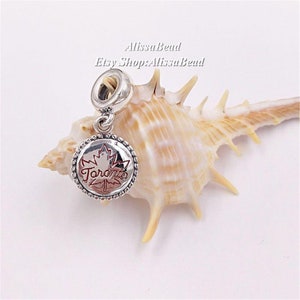 925 Sterling Silver Toronto Icons Dangle Charm With Mixed - Etsy