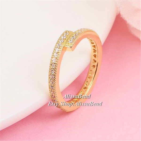 Overlapping Ring - Etsy