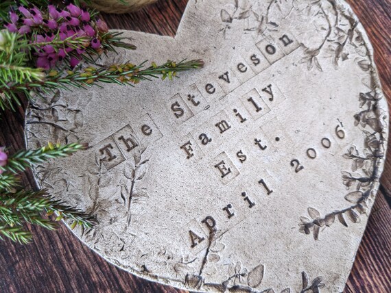 Rustic Anniversary Plaque