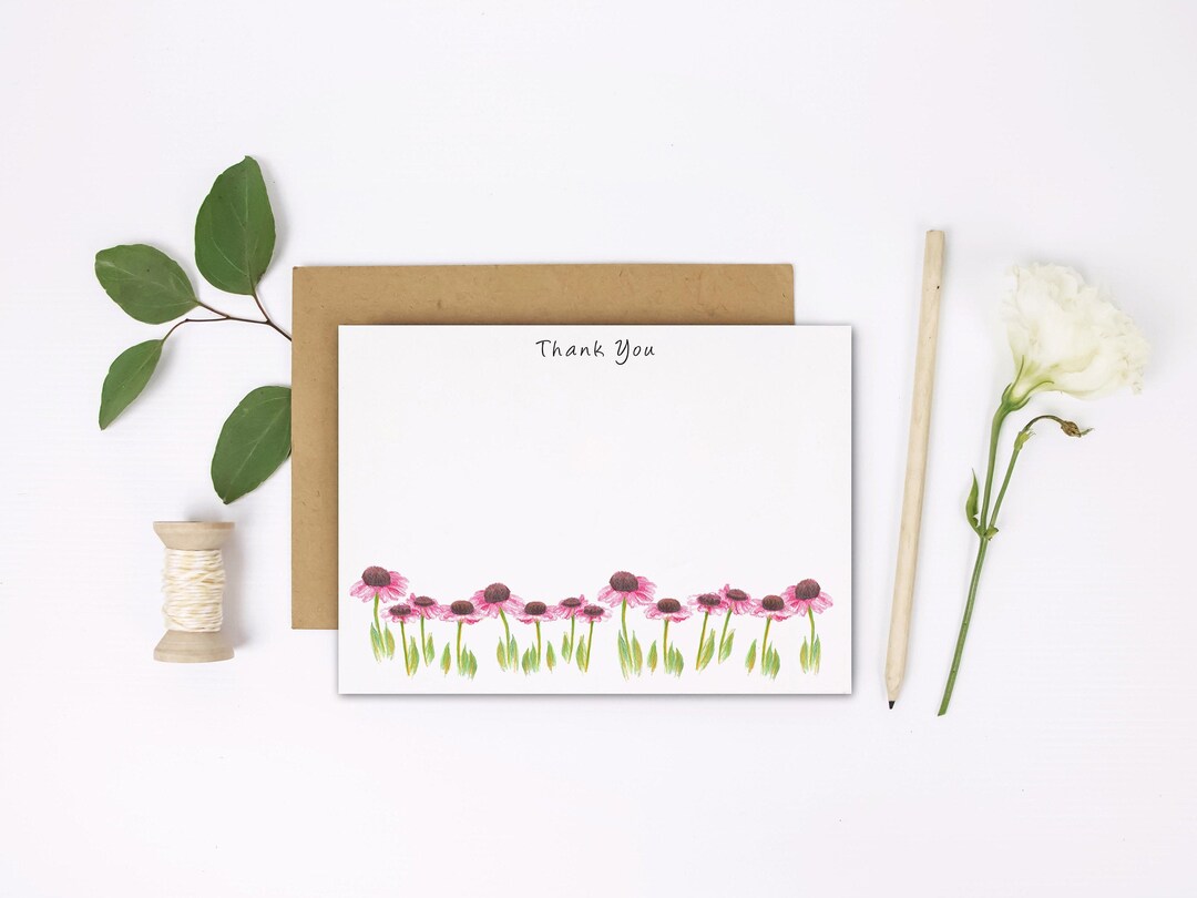 Pretty Daisies Flat Note | Personalized Notes | Note Set | Custom ...