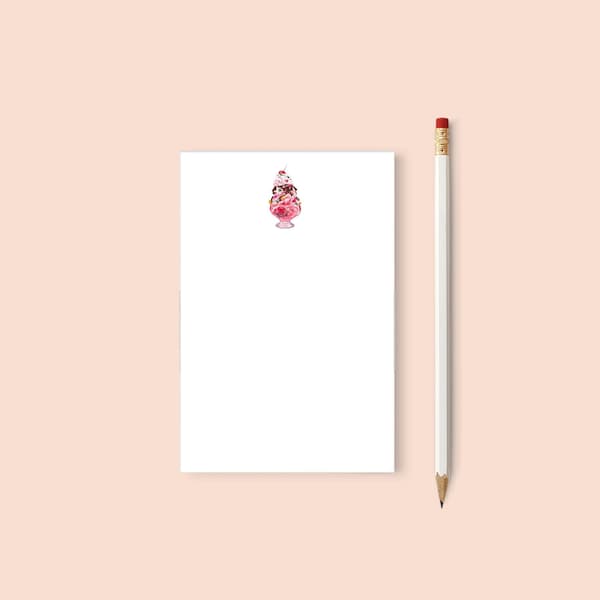Ice Cream Notepad - Etsy