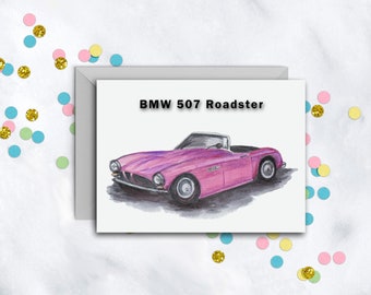 Bmw Birthday Card - Etsy