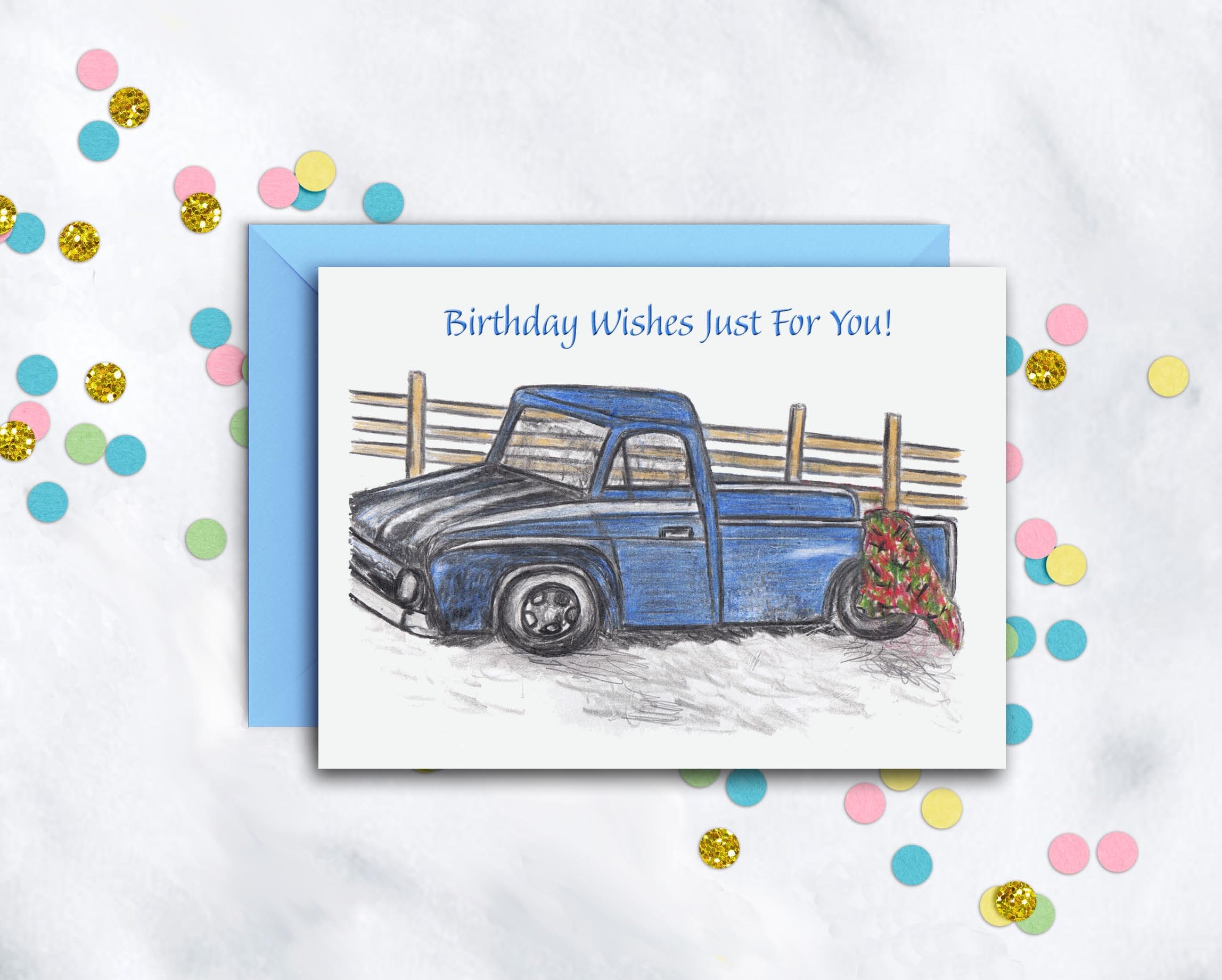 Birthday Truck Card | Boy Birthday | Birthday Card for Him | Car Lover ...