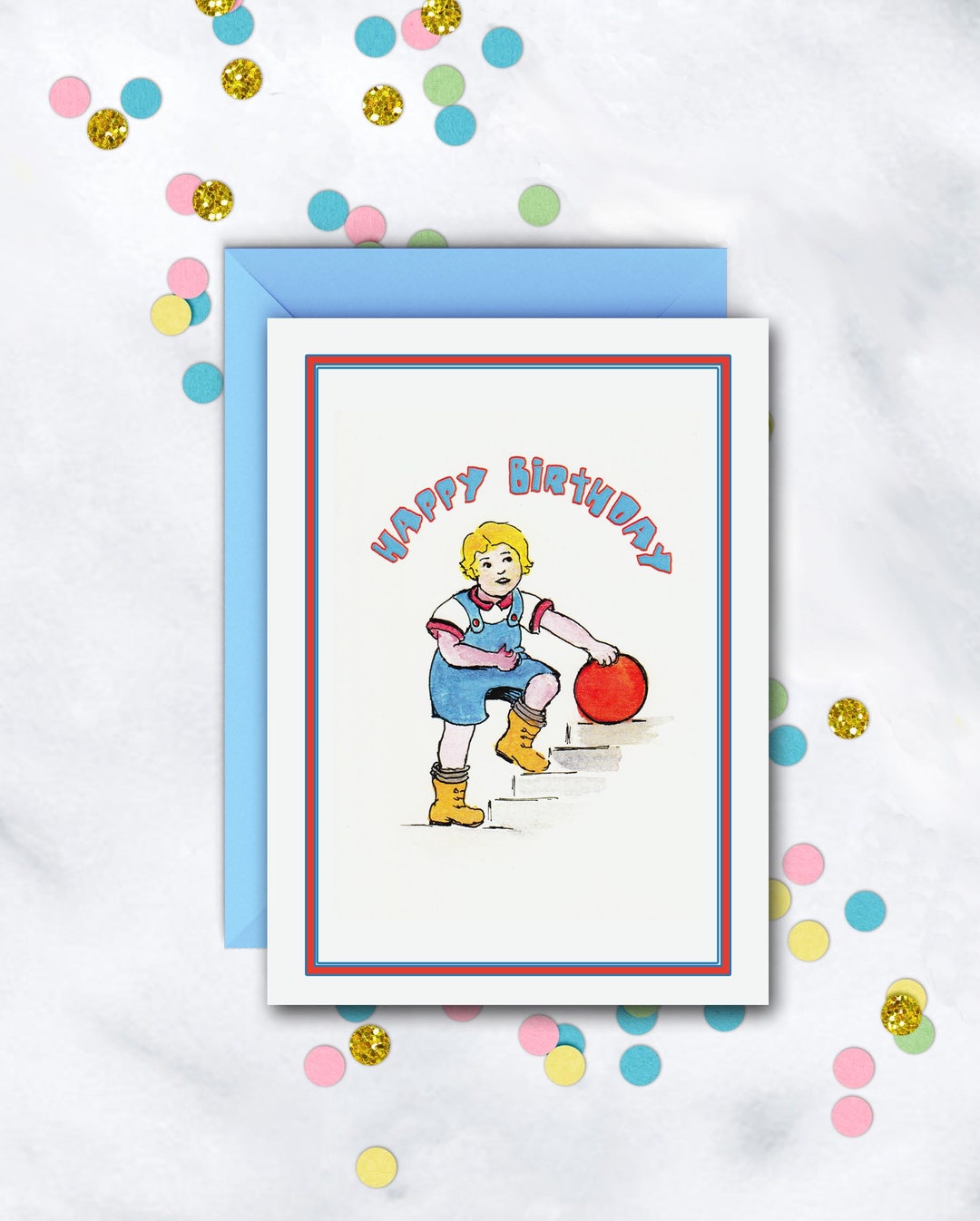 Birthday Boy Card | Birthday Card | Cute Young Boy Birthday | Blank ...