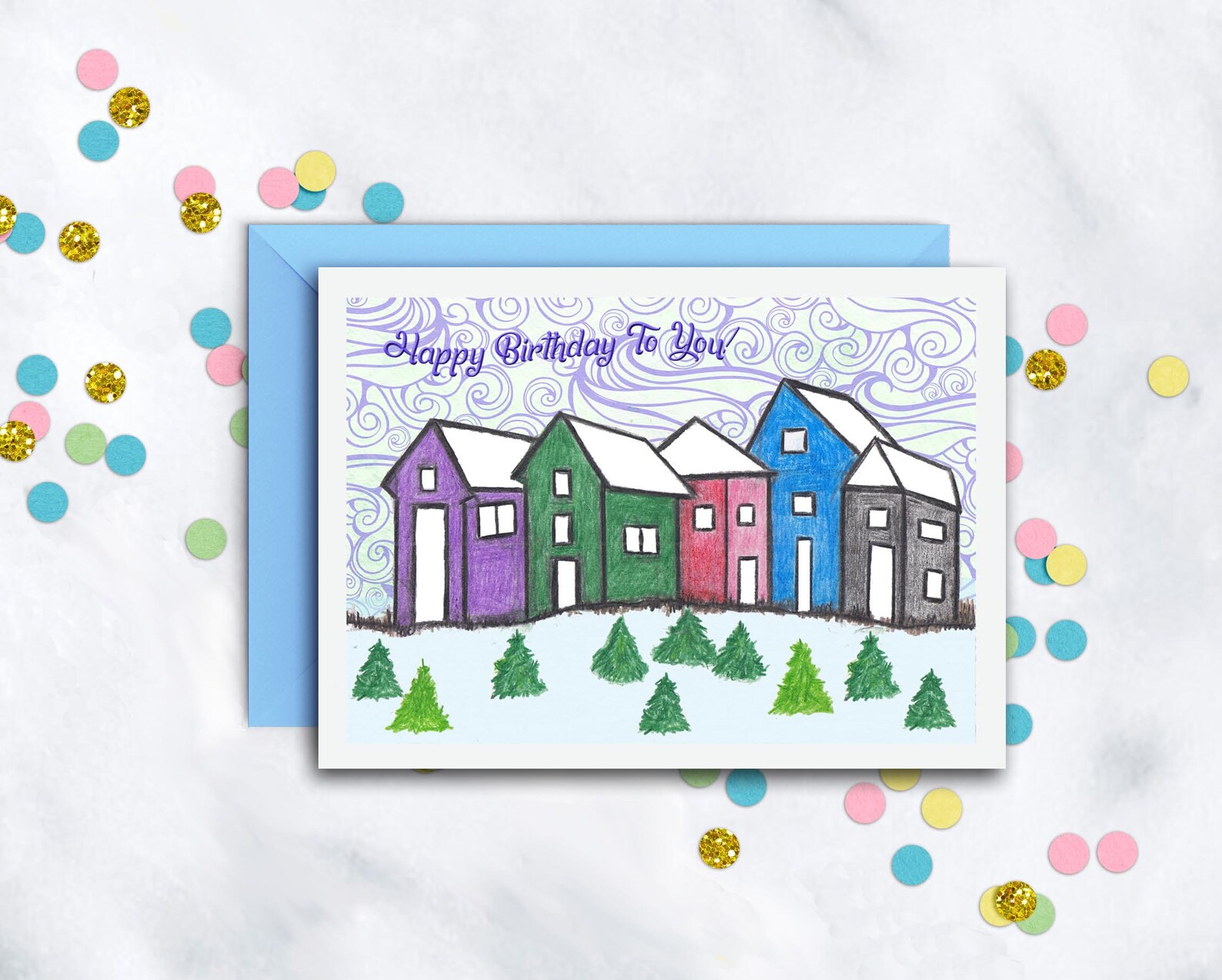 Happy Birthday to You Card | Scenery Card | for Someone Special | Blank ...