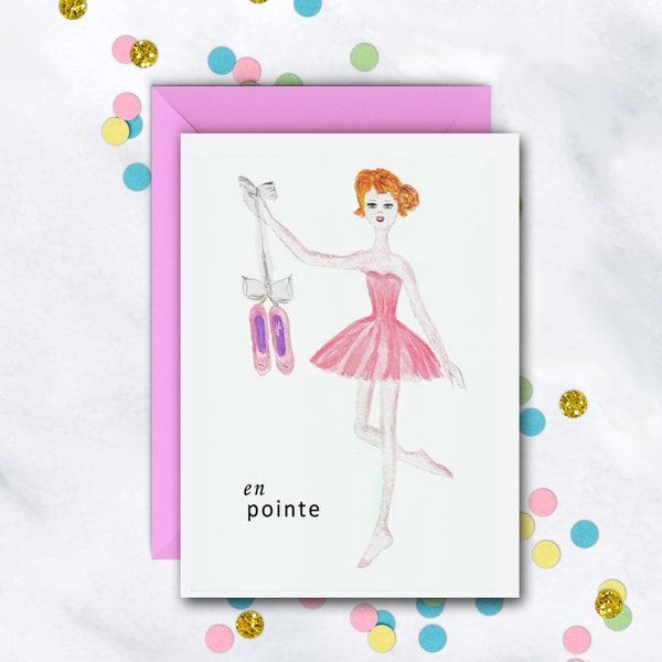 Ballet Greeting Card - Etsy