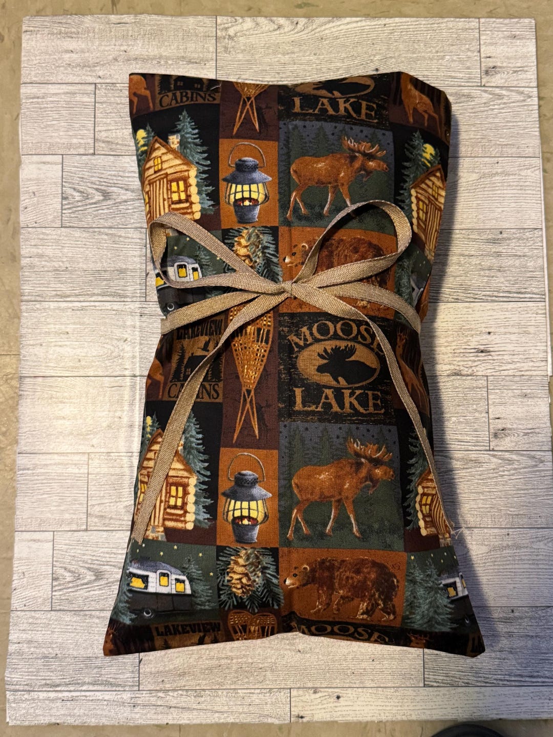 Microwavable Corn Heating Pad Corn Heating Pack Moose Bear Lake Cabin ...