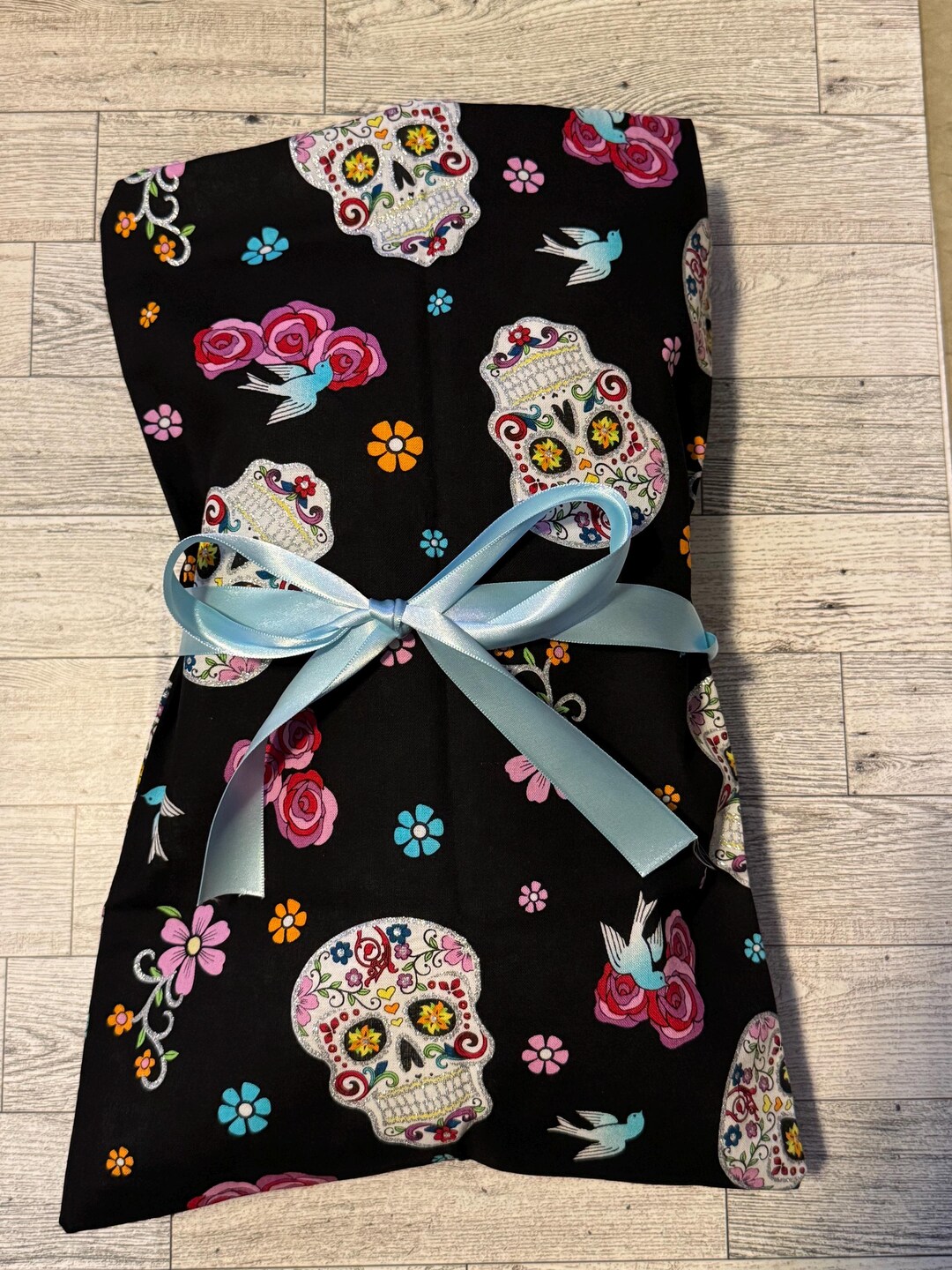 Microwavable Corn Heating Pad Corn Heating Pack Sparkle Sugar Skulls - Etsy