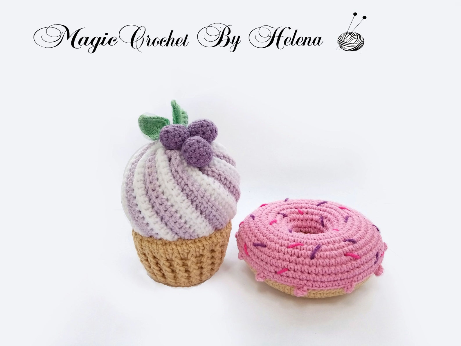 SET of 2 Sweets Kitchen Decor. Crochet Donuts Crochet | Etsy