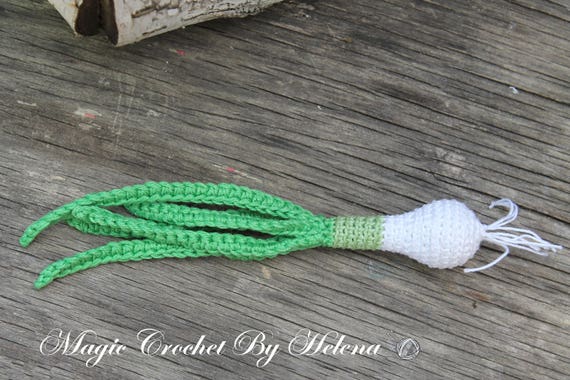 1pcs-Spring Onions.Kitchen decor Eco toys for babies. Crochet | Etsy