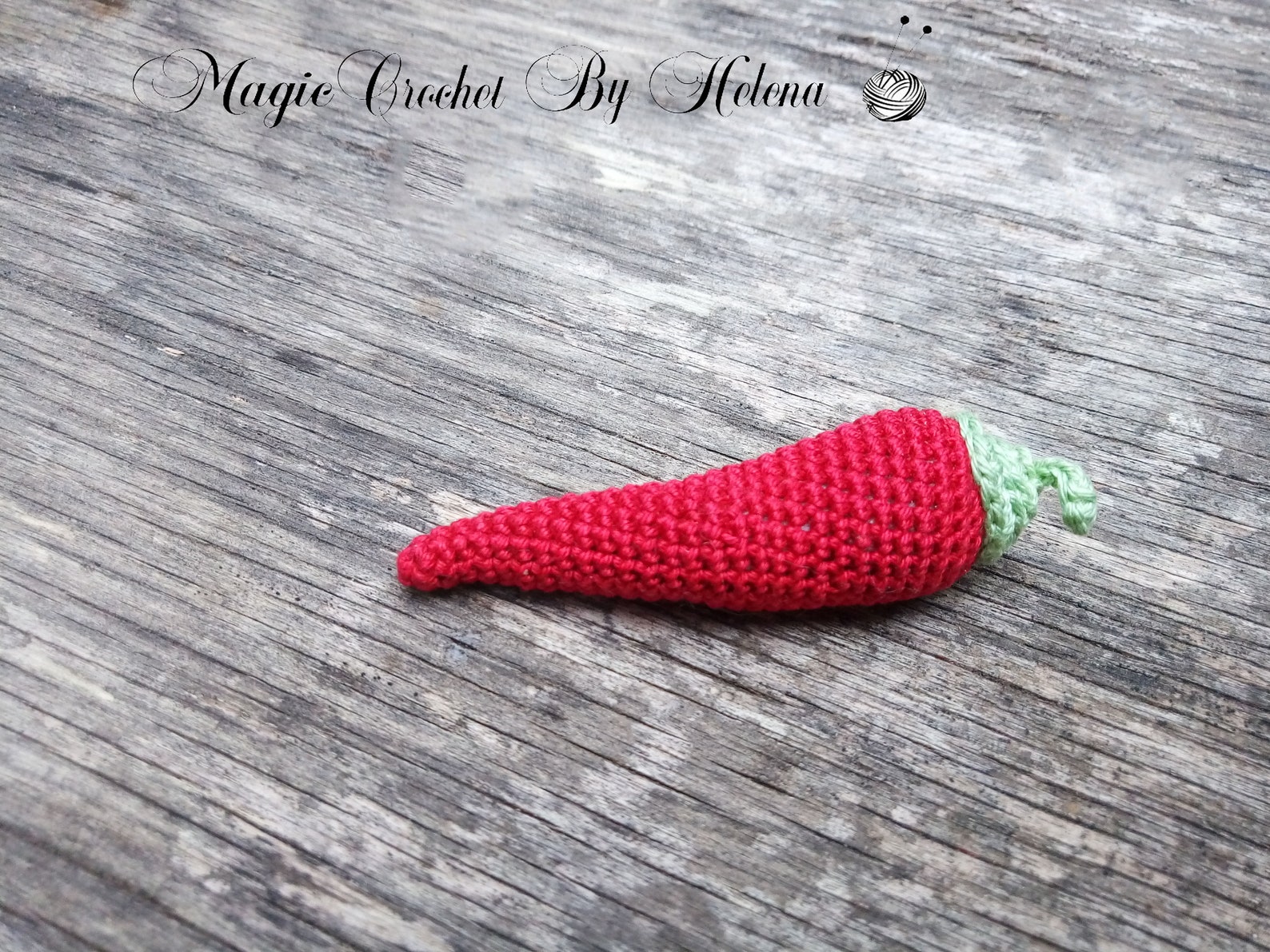 Hot Pepper 1pcs Crochet Chilli Pepper Kitchen Decor Play - Etsy