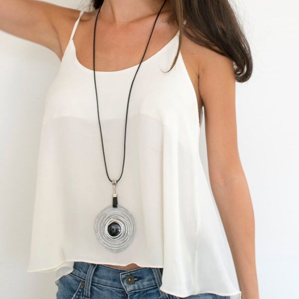 Big Pendant Necklace - Etsy