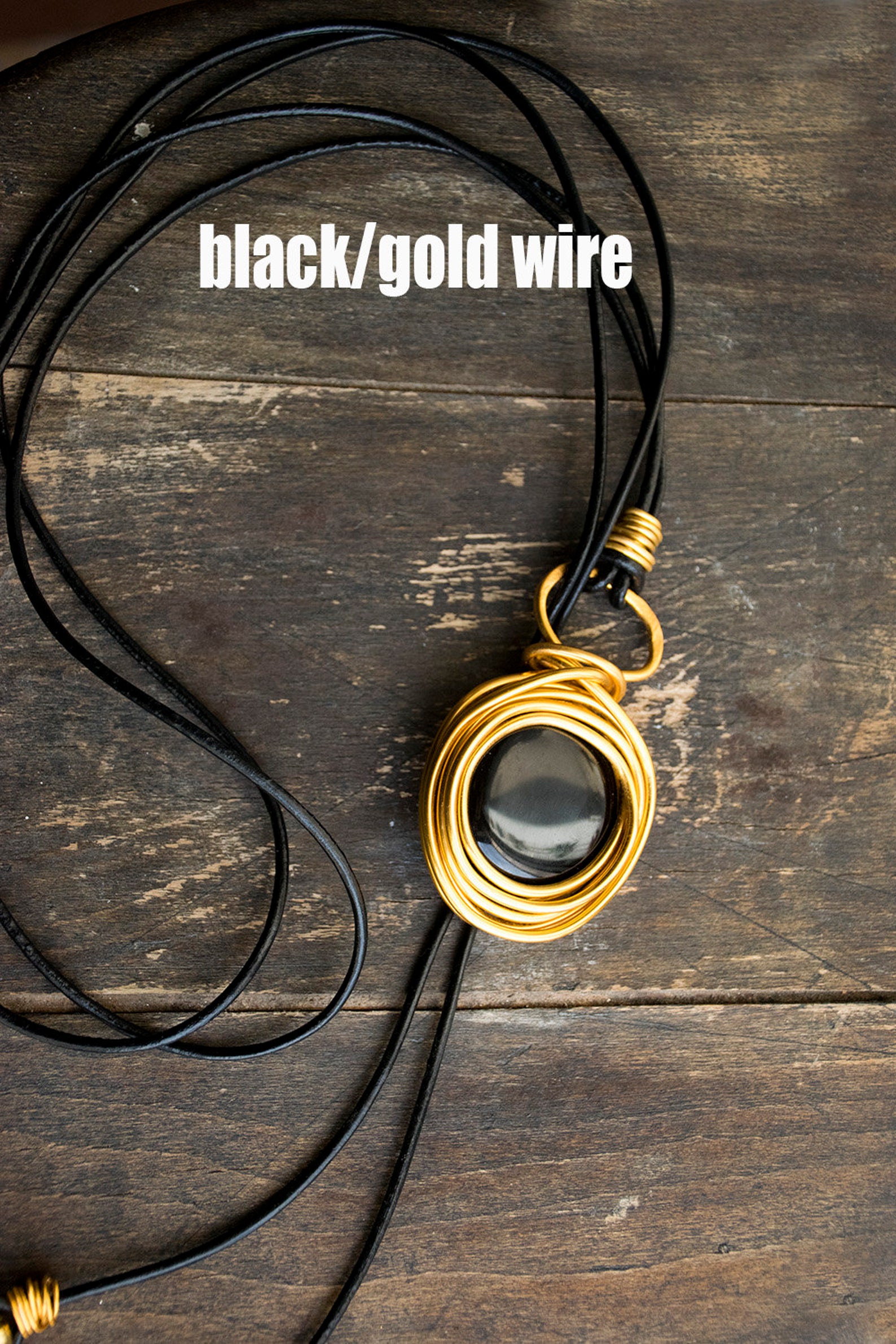 Leather Lariat Necklace Statement Necklace Long Leather - Etsy