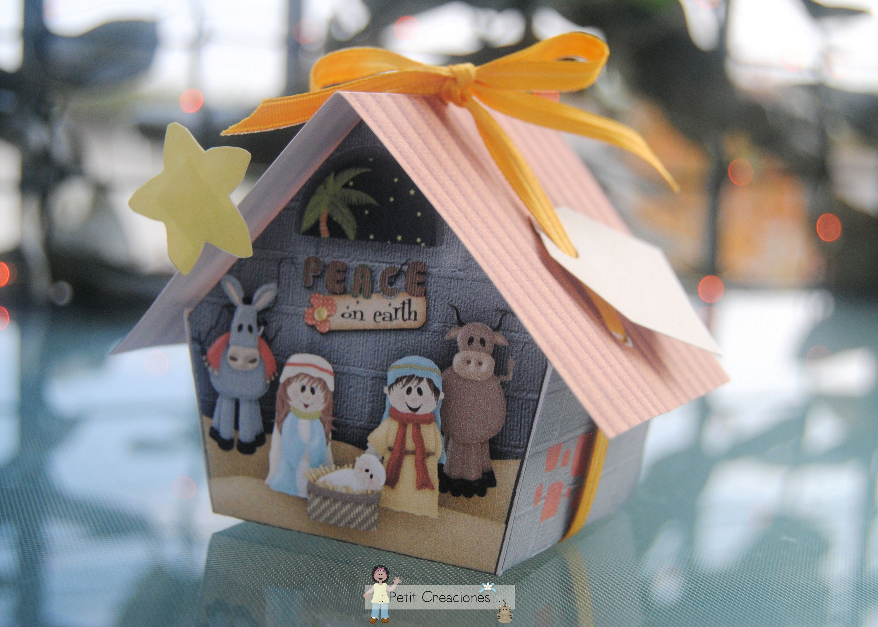 Printable Gift Box nativity Scene DIY, PDF, Treat Box, Place Holder ...