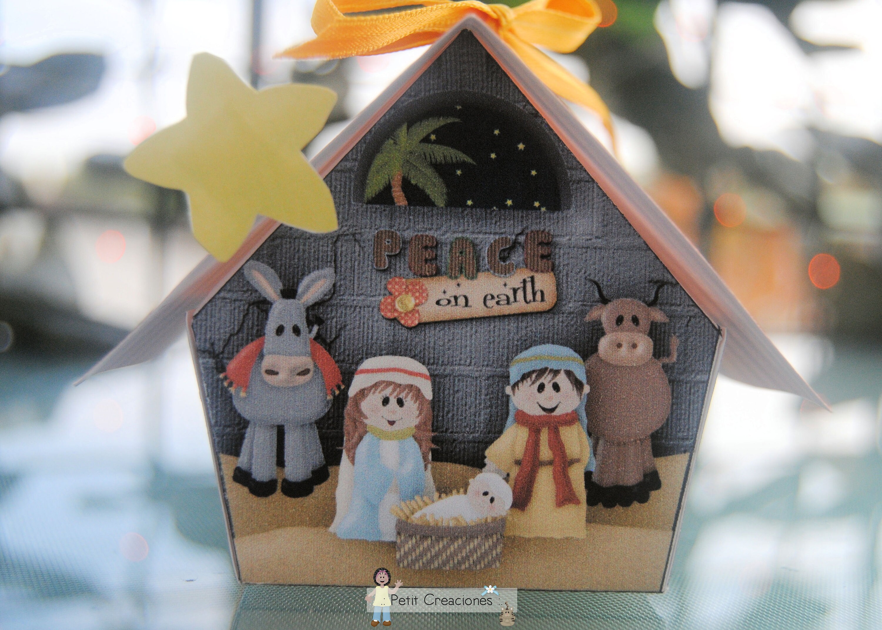 Printable Gift Box nativity Scene DIY PDF Treat Box Place - Etsy