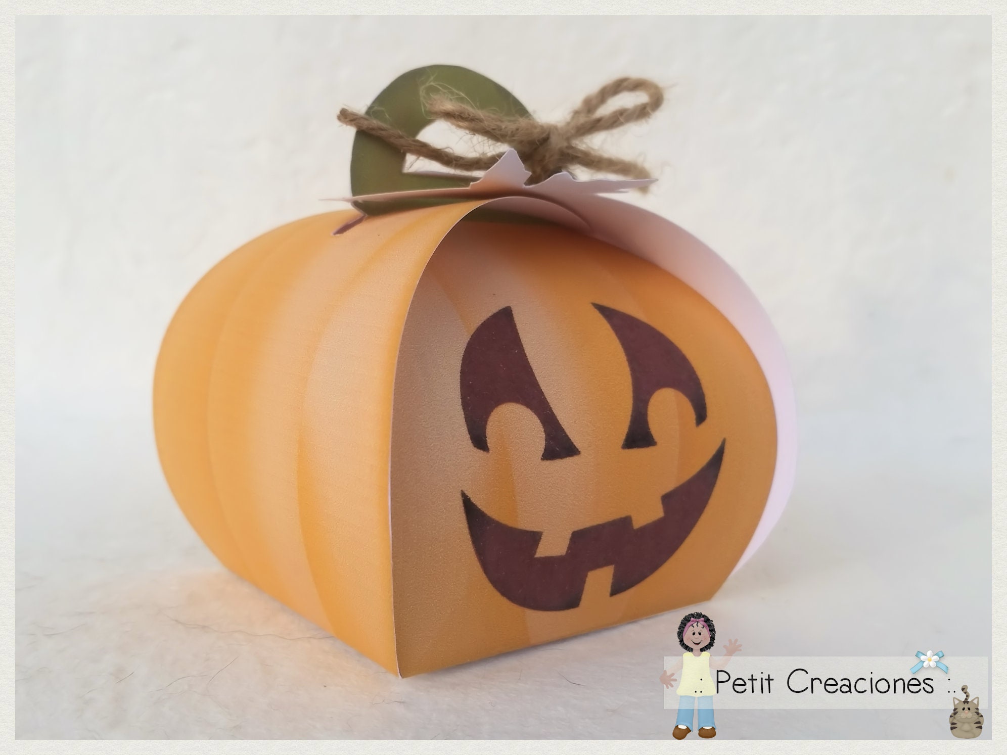 Printable Curvy Keepsake Gift Box halloween Pumpkin DIY, PDF, Treat Box ...