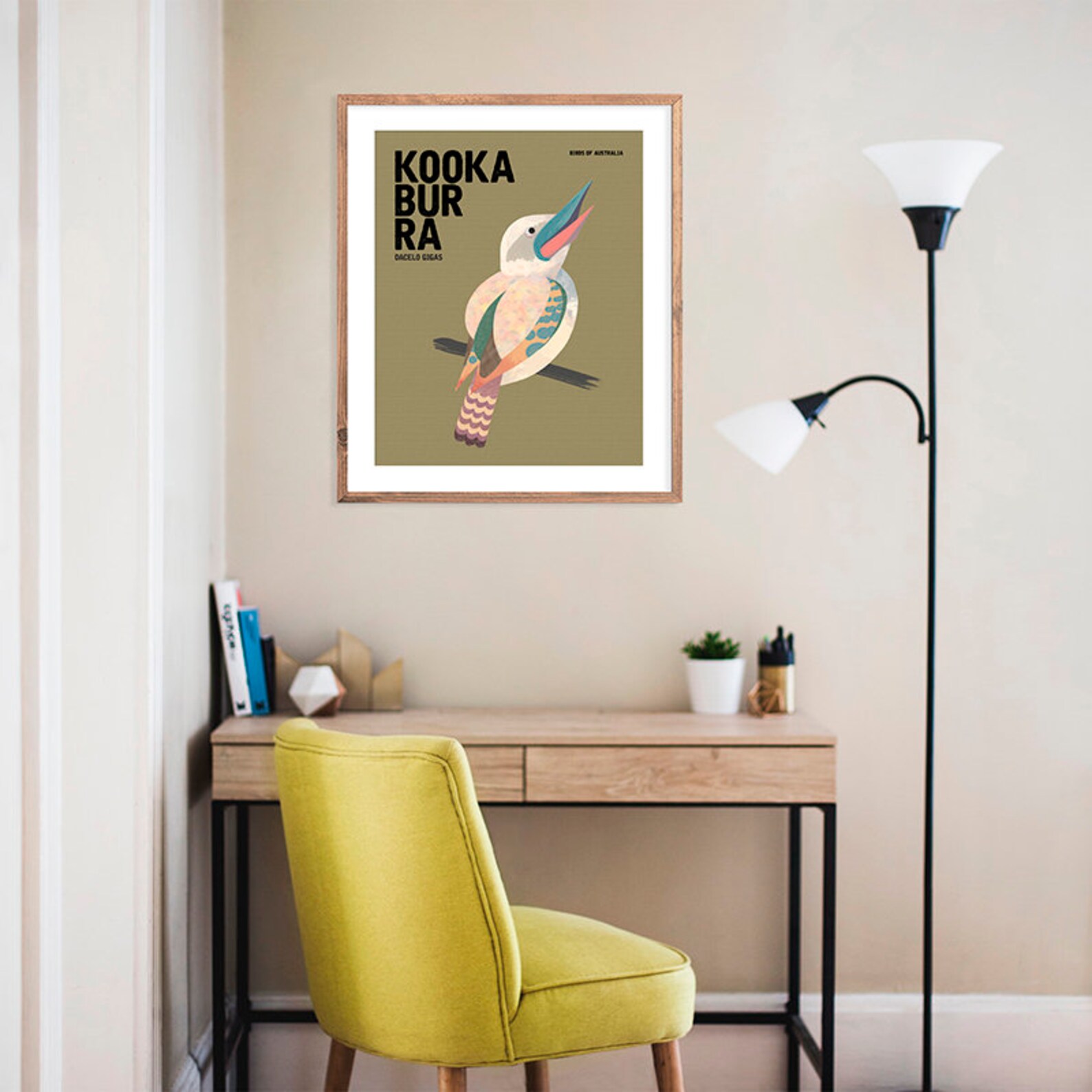 KOOKA Birds of Australia Laughing Kookaburra Nursery Art - Etsy Australia