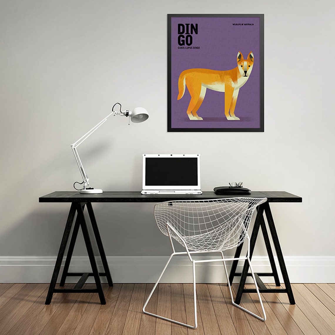 DINGO Animals of Australia Nursery Art Print Education - Etsy Australia