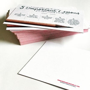 Notecard Words of Wisdom Life Lessons Postcard Blank Card, PENCIL FOR ...