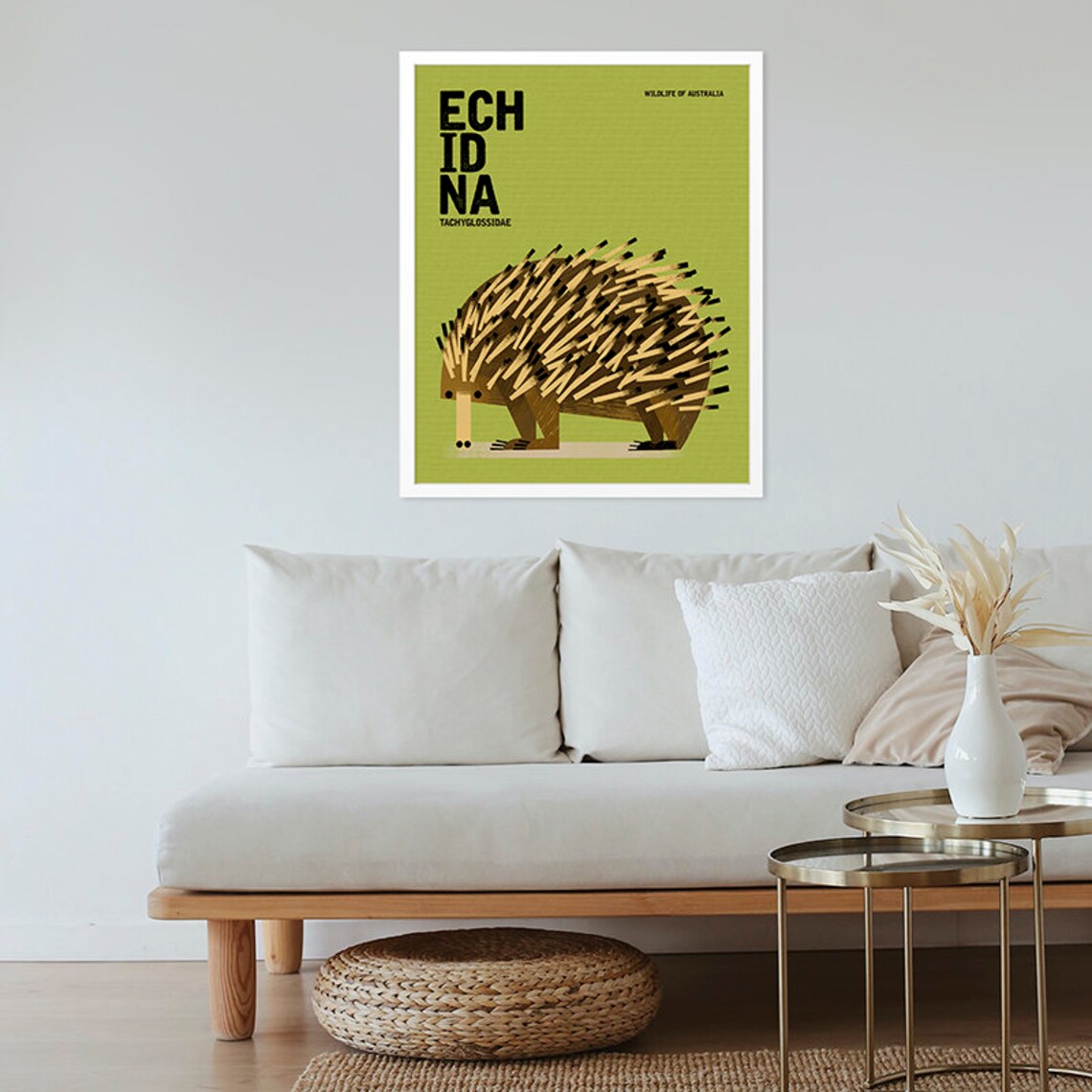 ECHIDNA Australian Animals Nursery Art Print Educational - Etsy Australia
