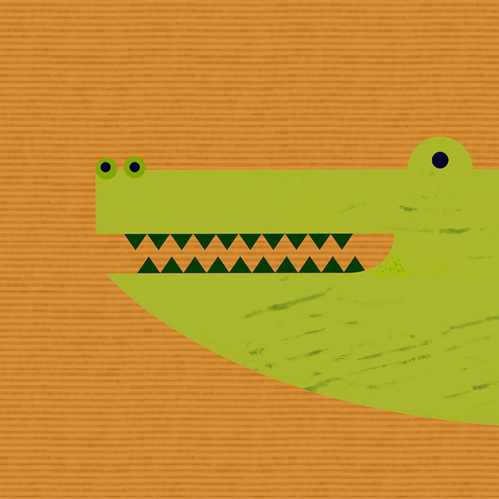 CROCODILE Outback Australia Crocodile Nursery Wall Art - Etsy Australia