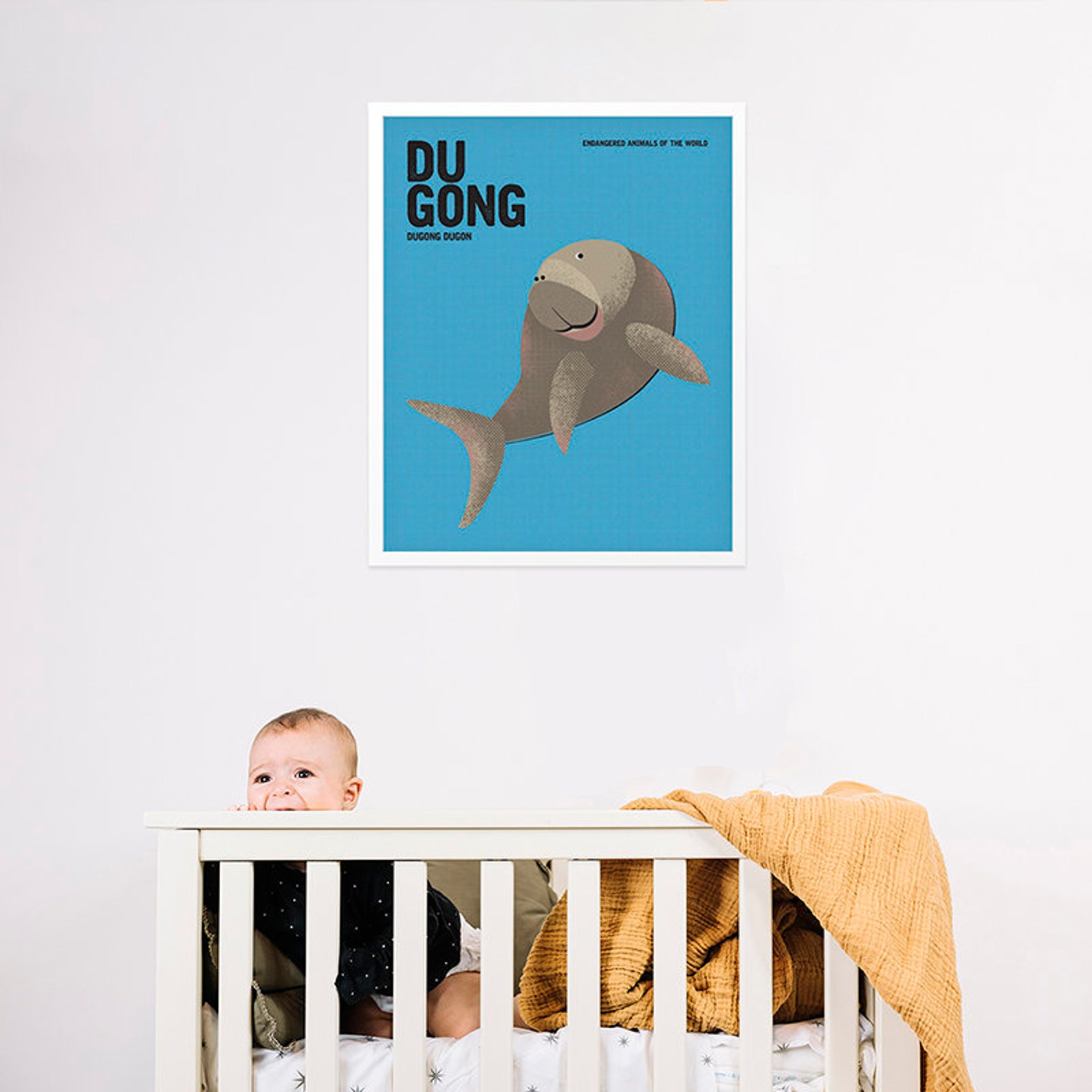 DUGONG, Manatees, Endangered Animal, Wildlife Poster, Animal ...
