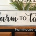 STENCIL, Large - Farm to Table Stencil, 48"x10", (2 Piece Stencil ...