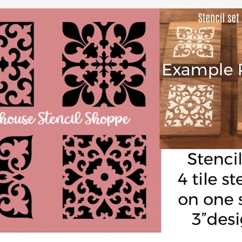 Tile Stencil - Etsy