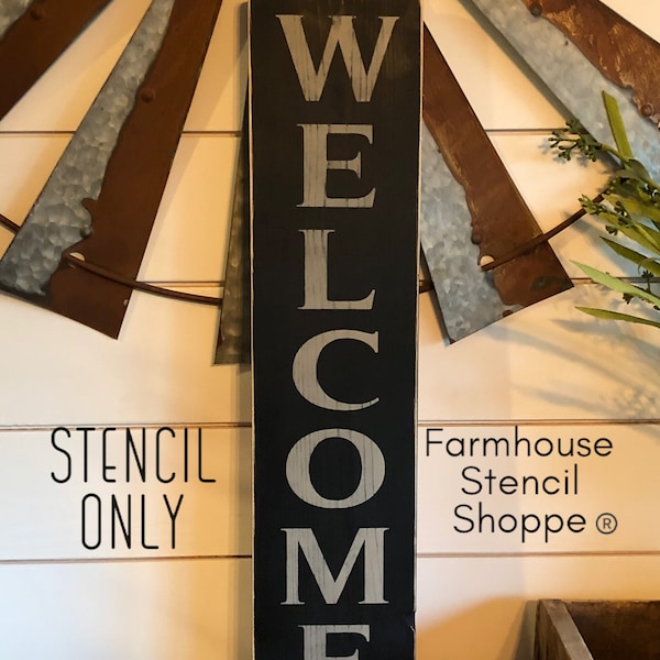 Vertical Welcome - Etsy