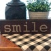 STENCIL, Smile Stencil, 12"x3.5", Reusable Stencil, NOT A SIGN - Etsy