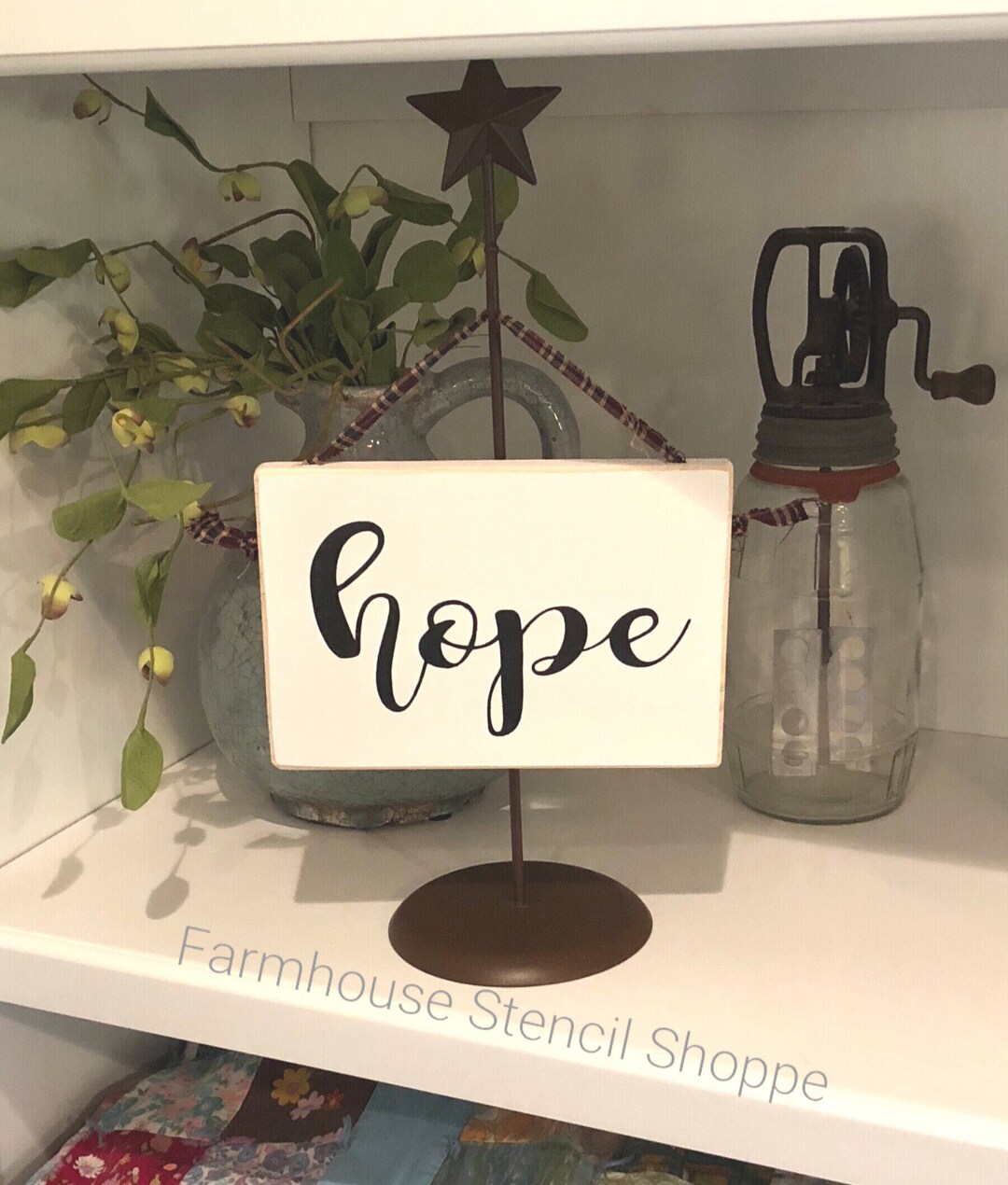 STENCIL, Hope Stencil, 8"x5", Reusable Stencil, NOT A SIGN - Etsy