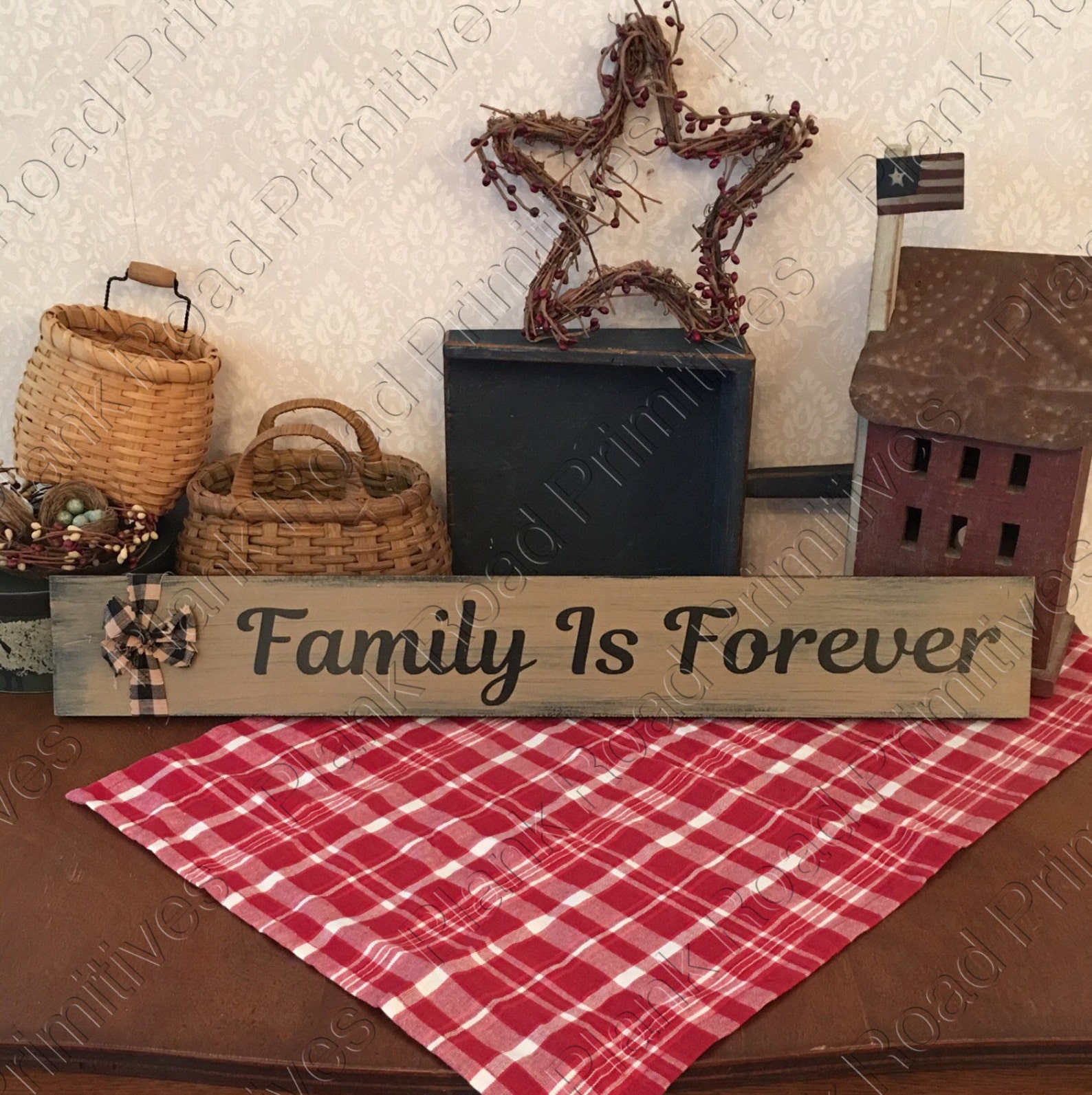 Family is Forever STENCIL, 20"x3.5", Reusable Stencil, NOT A SIGN - Etsy