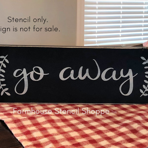 Buy Go Away Sign Online - Etsy