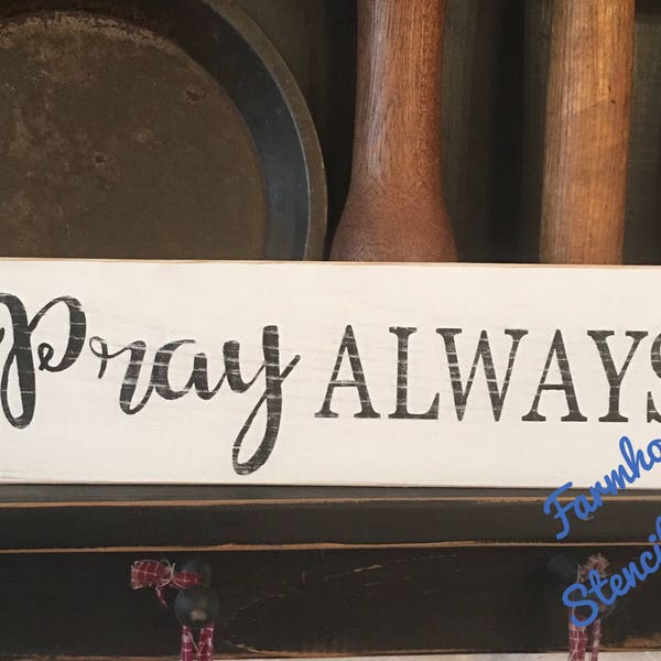 Pray Always - Etsy
