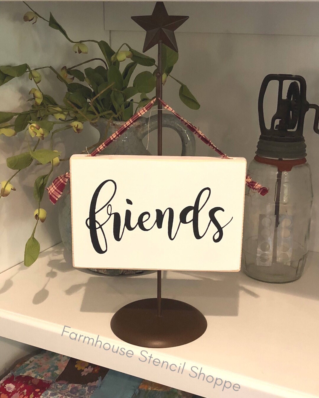 STENCIL, Friends Stencil, 8"x5", Reusable Stencil, NOT A SIGN - Etsy