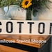 STENCIL, Cotton, 24"x5.5" Reusable Stencil, NOT A SIGN - Etsy