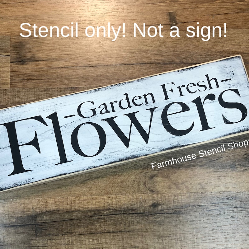 Fresh Cut Flowers Sign - Etsy