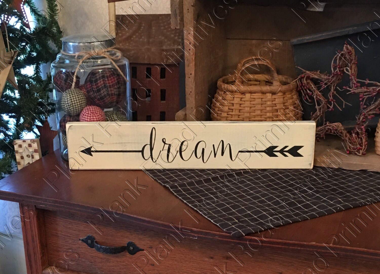 STENCIL Dream Arrow Stencil 18x4 Reusable | Etsy
