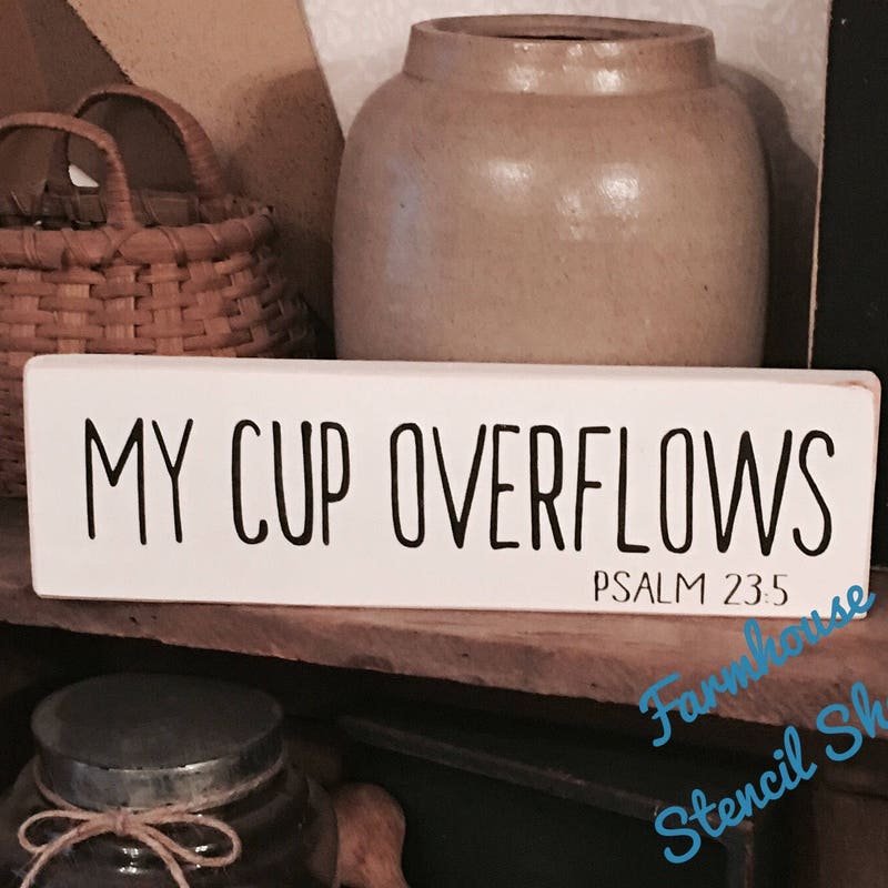My Cup Overflows - Etsy