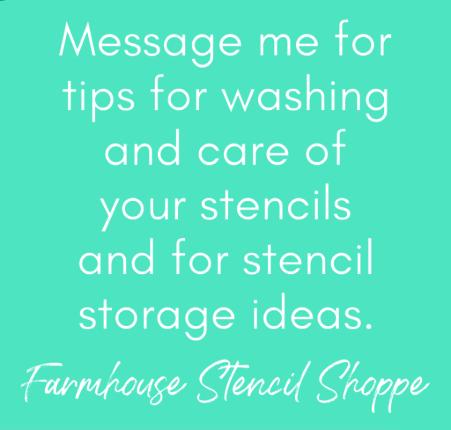 Stencil Set - 21 Random Words - 12"x6" Sheet of Stencils - See Item ...